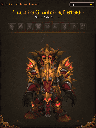 Armas e Armaduras - PvP Season 3 BFA - BarraDois